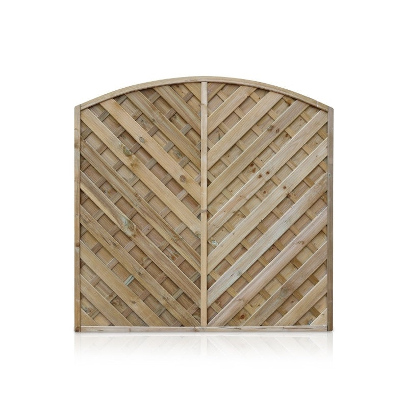 V Arched Fence Panel